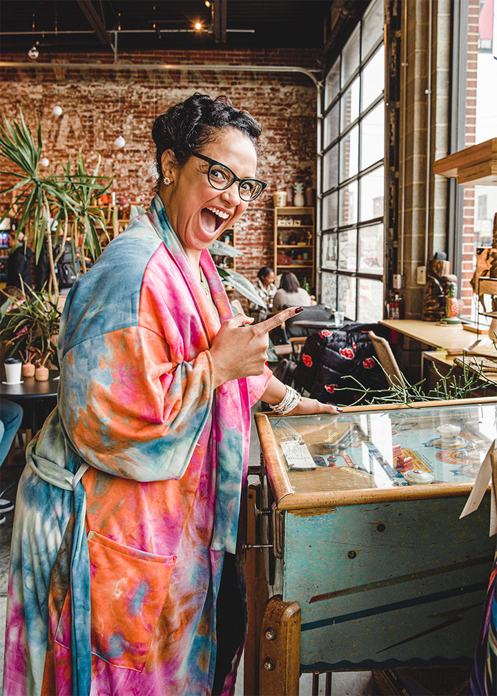 "Kosmo Vinyl" Bathrobe | Highway Robery