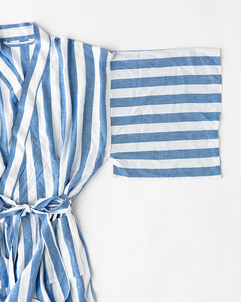 "Maude Larrabee" Linen Robe | Highway Robery